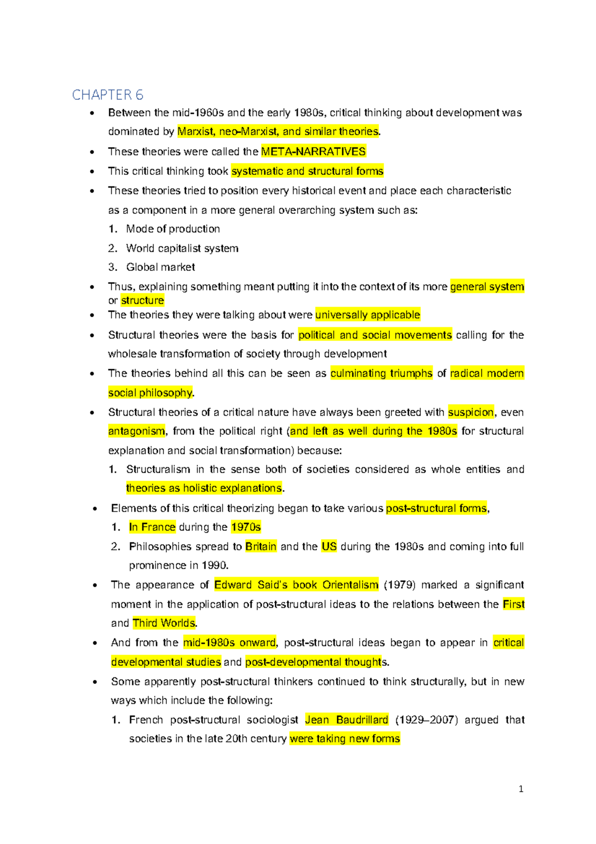 Chapter 6, 7, 8 PDM - Just a quick summary of the notes - CHAPTER 6 ...