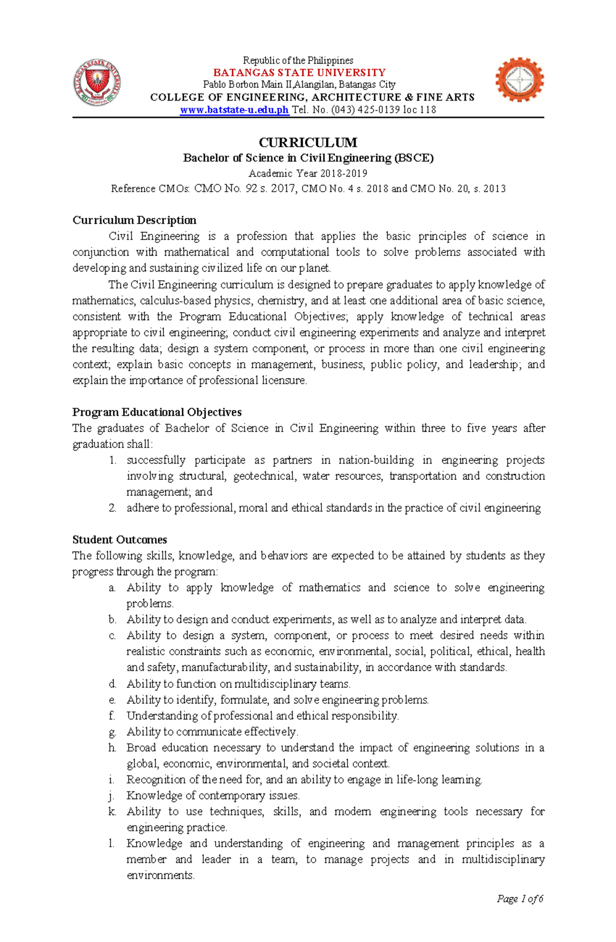 Utiltity - ygyu - Republic of the Philippines BATANGASSTATEUNIVERSITY ...