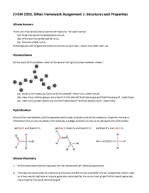 CHEM 2410 Final Exam-answer key(1) - CHEM 2410 Organic Chemistry I ...