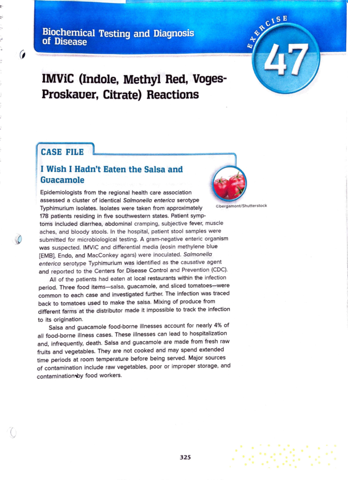 Lab man 47 - C Biochemical Testing · and Diagnosis of Disease ...