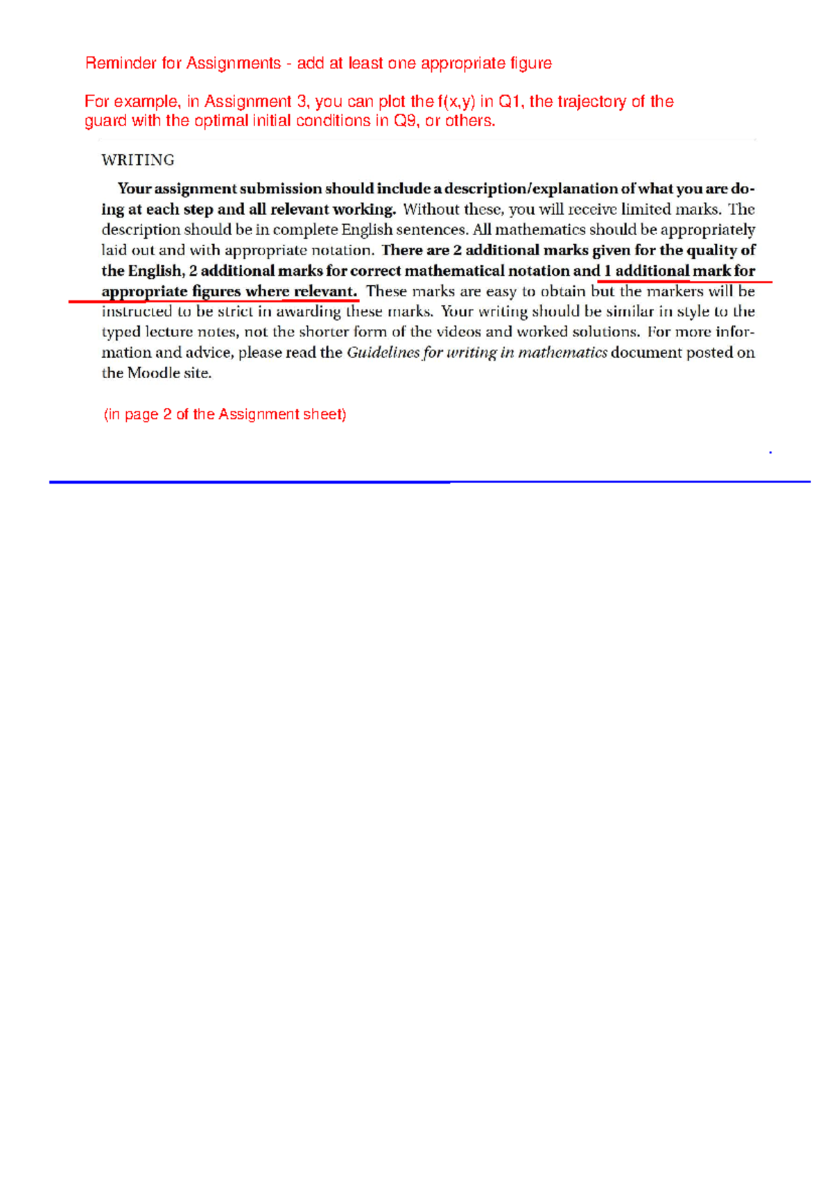 Week 10 Workshop part 2 (covered Week 10 materials) - Reminder for ...