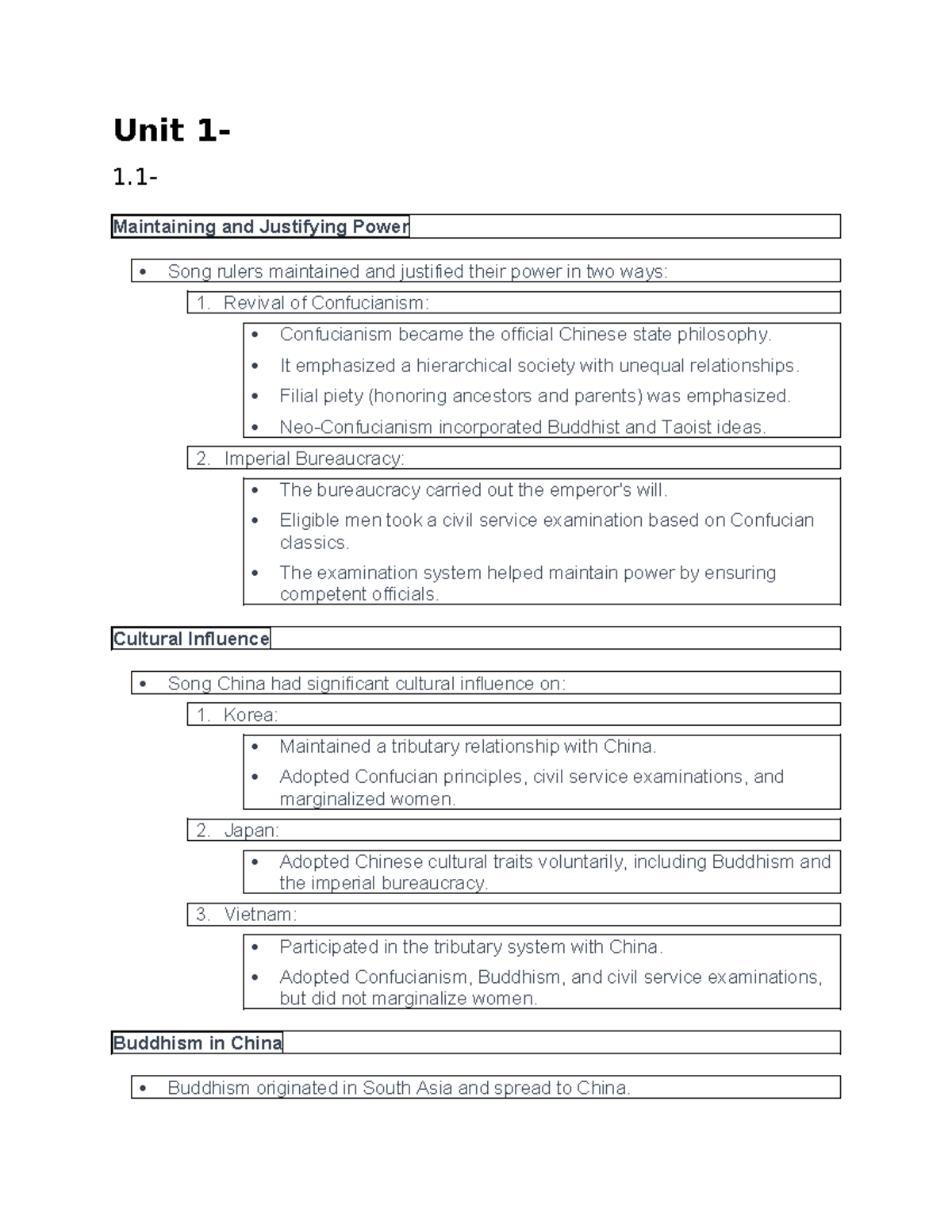APWH Notes - eaovboetub - Unit 1- 1- Maintaining and Justifying Power ...