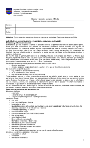 Prueba DE Historia Gegrafia Y Ciencias Sociales 6TO Basico Reconociendo LA Geografia DE Nuestro ...