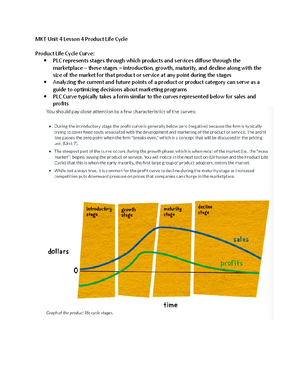 MKT Unit 4 Lesson 5 Chapter 12 Notes - MKT Unit 4 Lesson 5 Chapter 12 ...