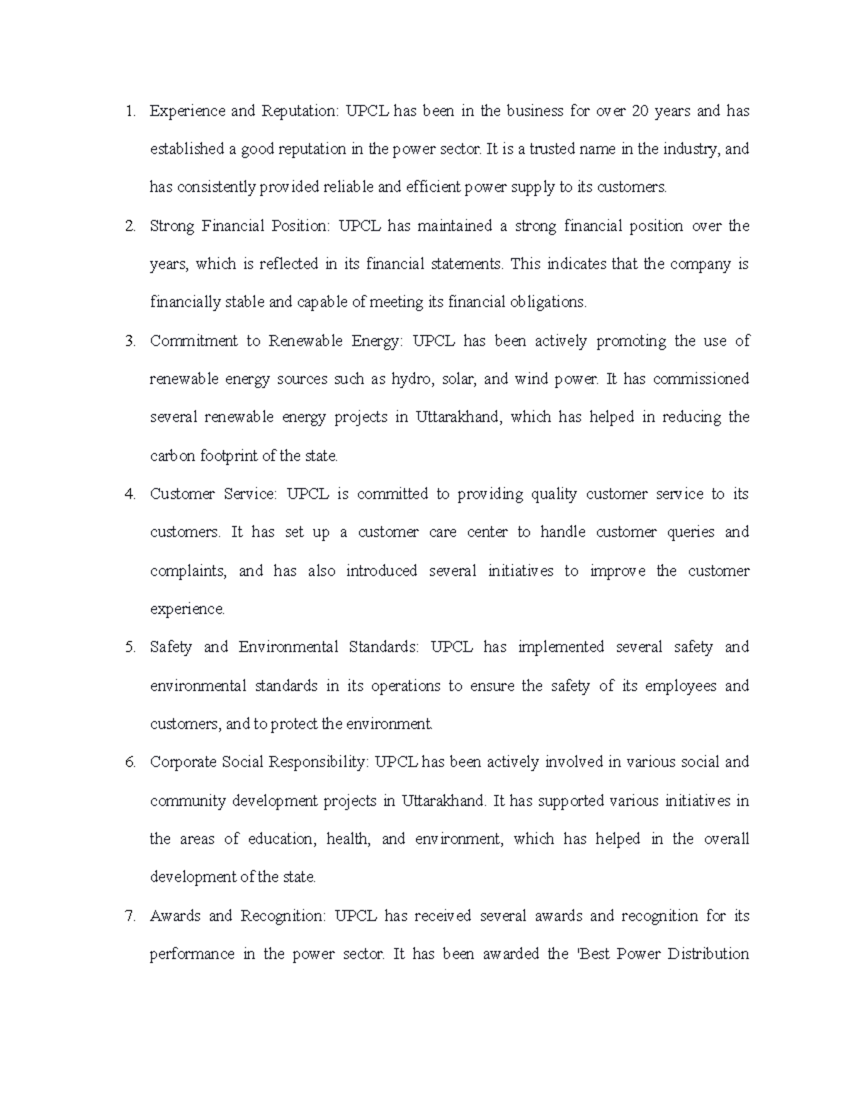 UPCL FILE 27 - Power corporation business model - Experience and ...