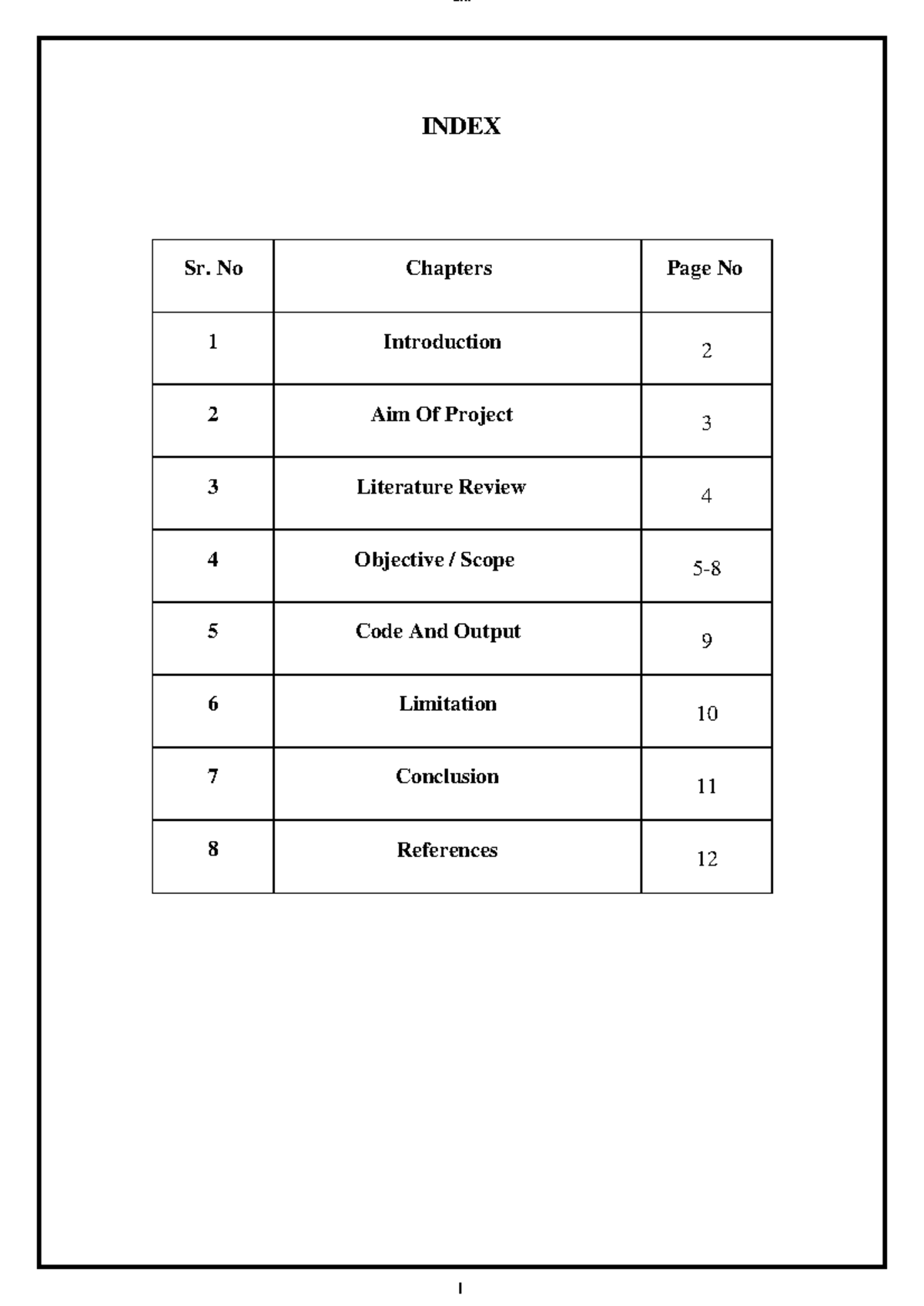 Gad project report - INDEX 1 Introduction Sr. No Chapters Page No 2 Aim ...