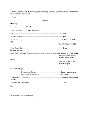 Master of Ceremonies FInal 7th Commencement - Master of Ceremonies ...