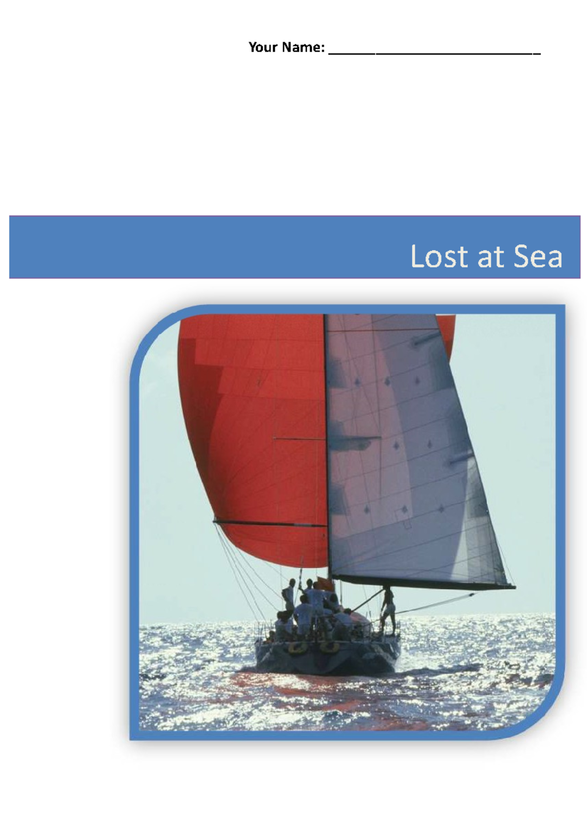 Lost at Sea Word - A teambuilding activity to do with many different ...