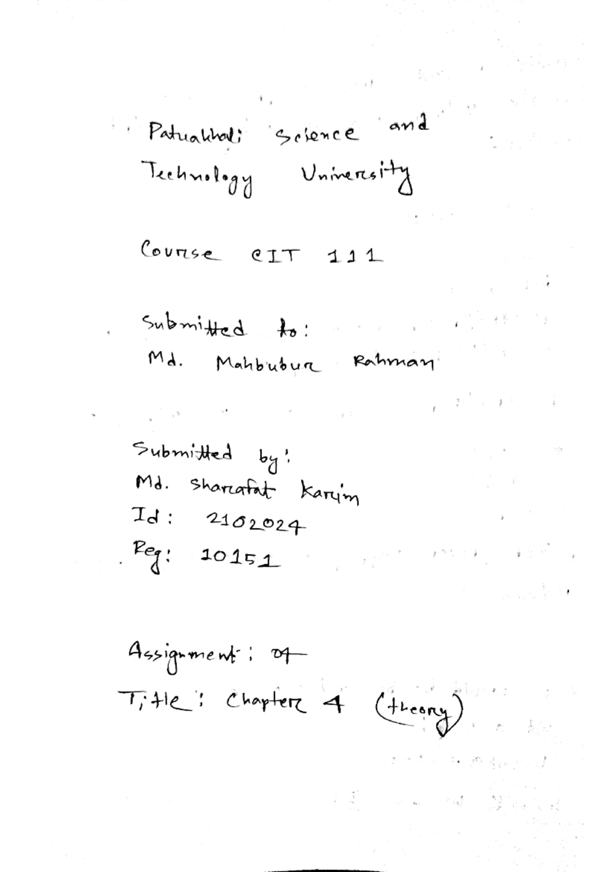 Chapter 4 - ansi c balaguruswamy - Computer and Information Technology ...