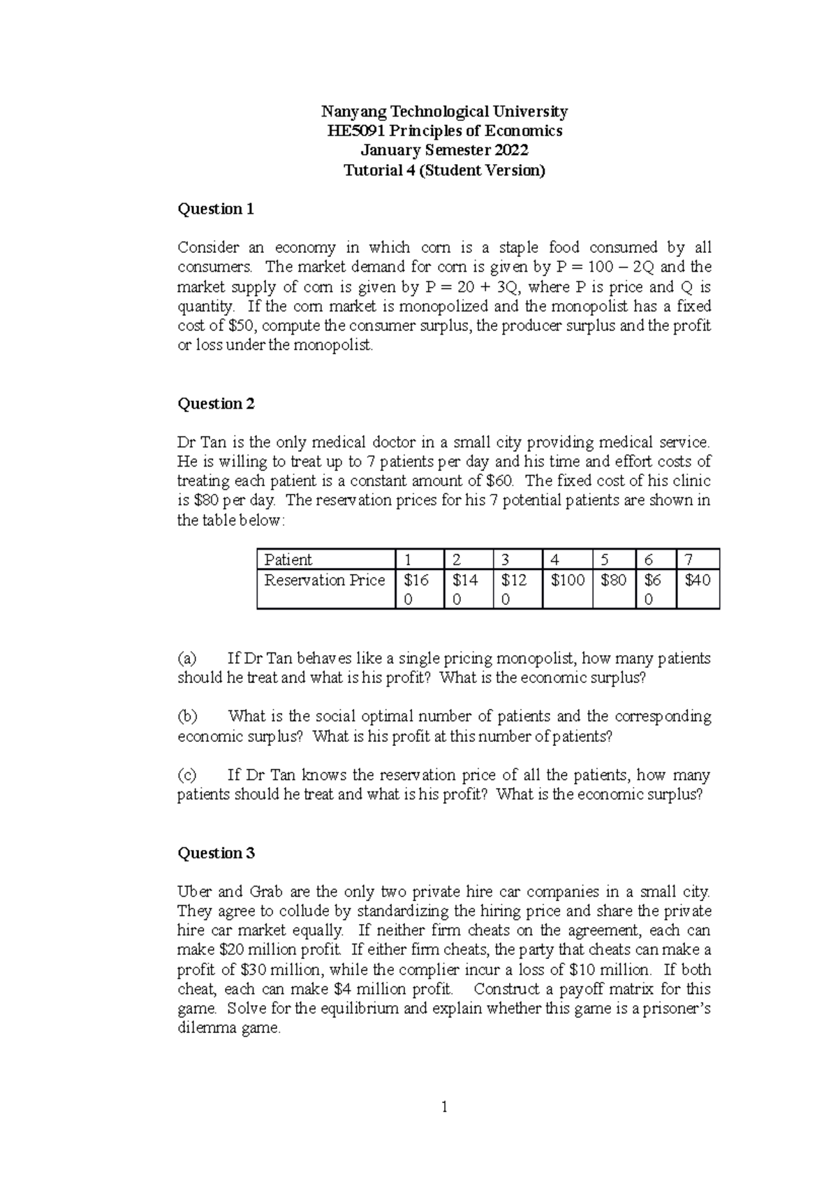 HE5091 Jan 2022 Tutorial 4.Student Version - Nanyang Technological ...