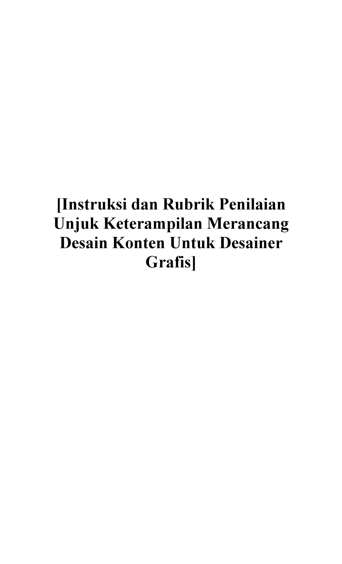 1679845888577043805 instruksi dan rubrik penilaian unjuk keterampilan ... 1679845888577043805 instruksi dan rubrik penilaian unjuk keterampilan ...