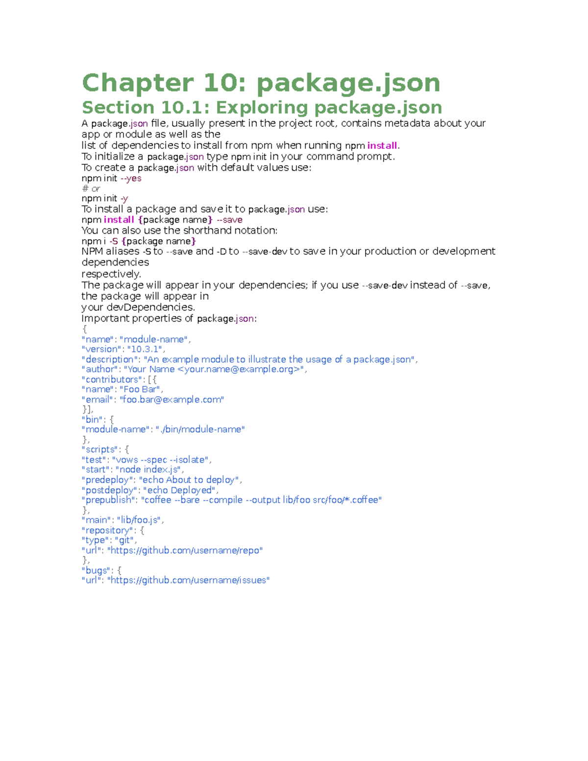Package - sintaxis - Chapter 10: package Section 10: Exploring package ...
