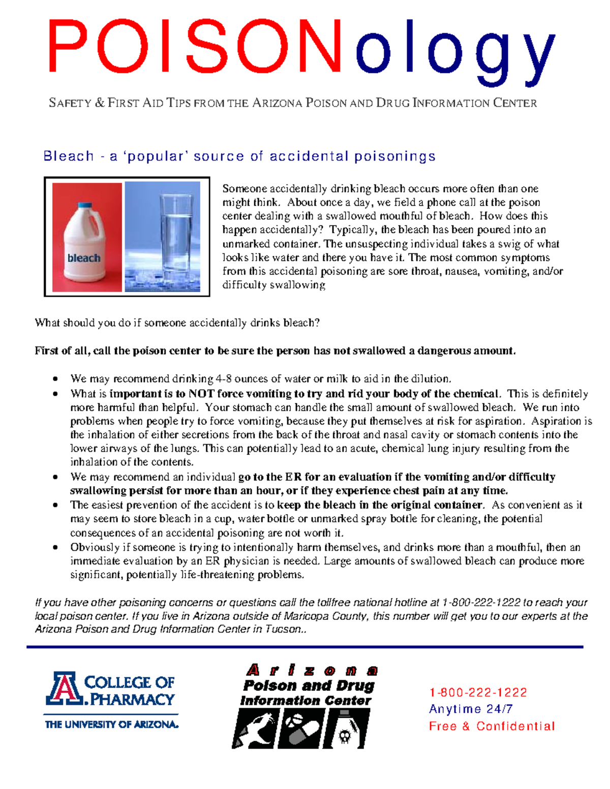 Poisonology bleach and its Detrimental Effects - POISONology SAFETY ...