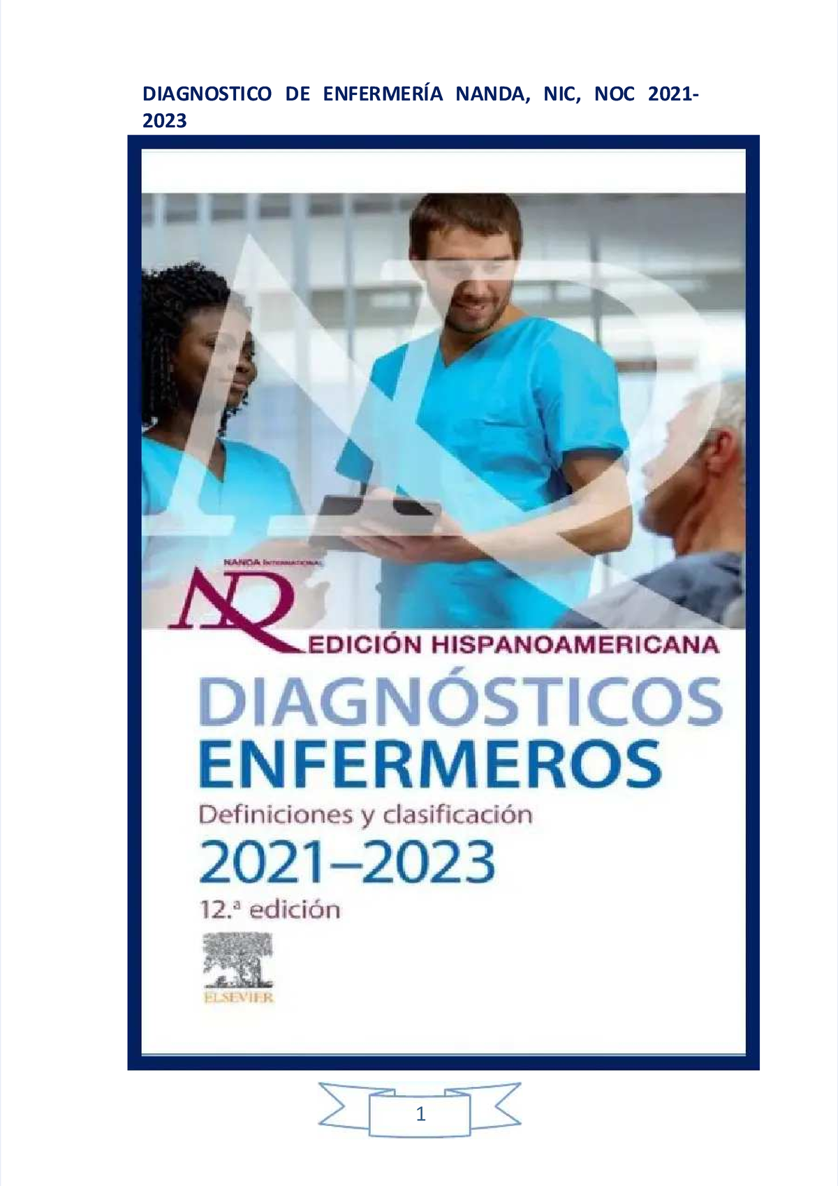 Diagnosticos de enfermeria nanda nic noc 2021 2023 - 20232023 ...