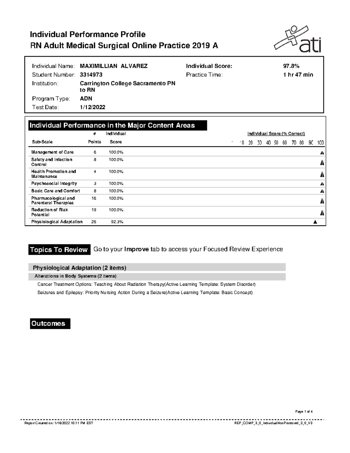 Report (48) - Template - Individual Performance Profile RN Adult ...