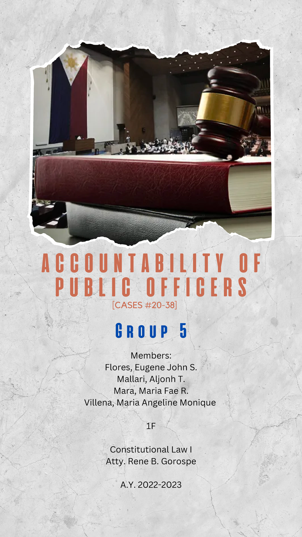 Accountability OF Public Officers Part2 Grp5 - Group 5 ACCOUNTABILITY ...