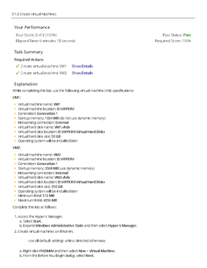Discover rogue dhcp server - Lab Report Lab Report Time Spent: 03: Score: 2/4 (50%) Not Passed ...
