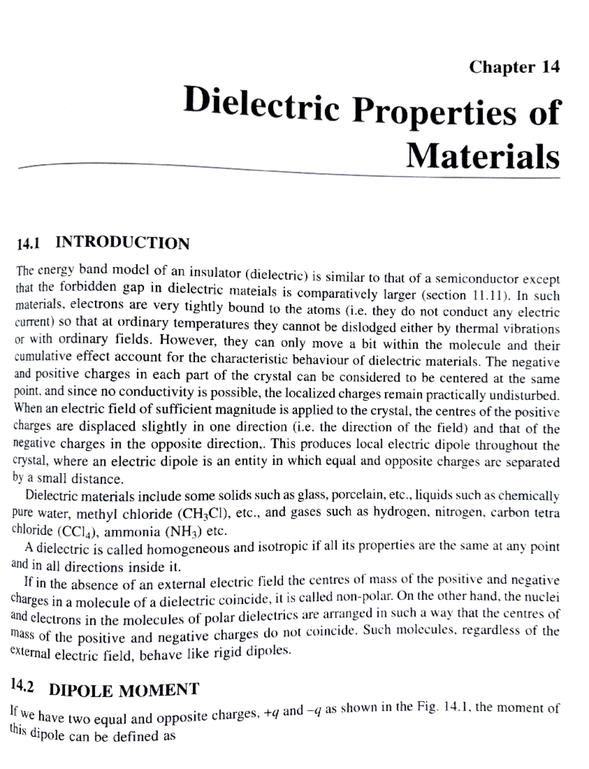 Dielectrics - Wahab - Physics - Studocu