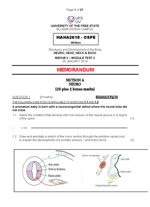 MBChB - UFS UV - Medicine - Studocu