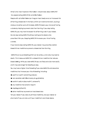 Medication Template rivaroxaban - ACTIVE LEARNING TEMPLATES THERAPEUTIC ...