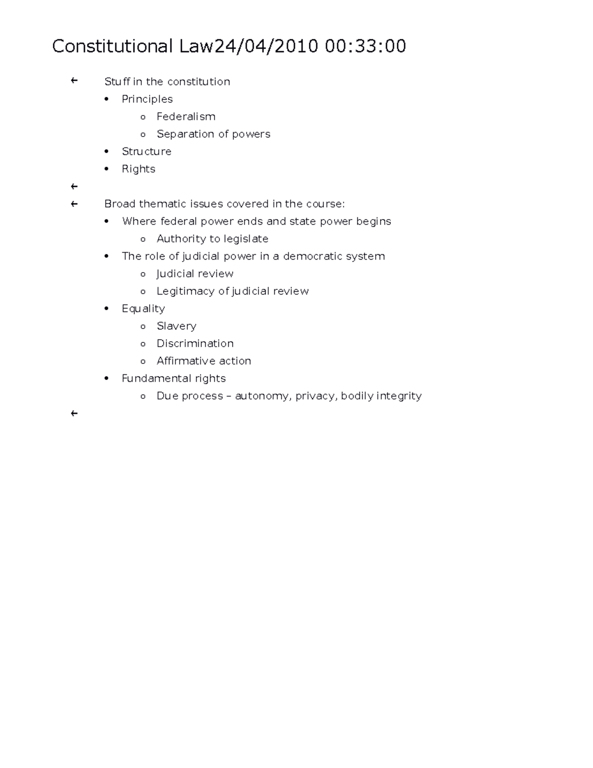 Constitutional Law Spring 2010 - Constitutional Law24/04/2010 00:33: ← ...