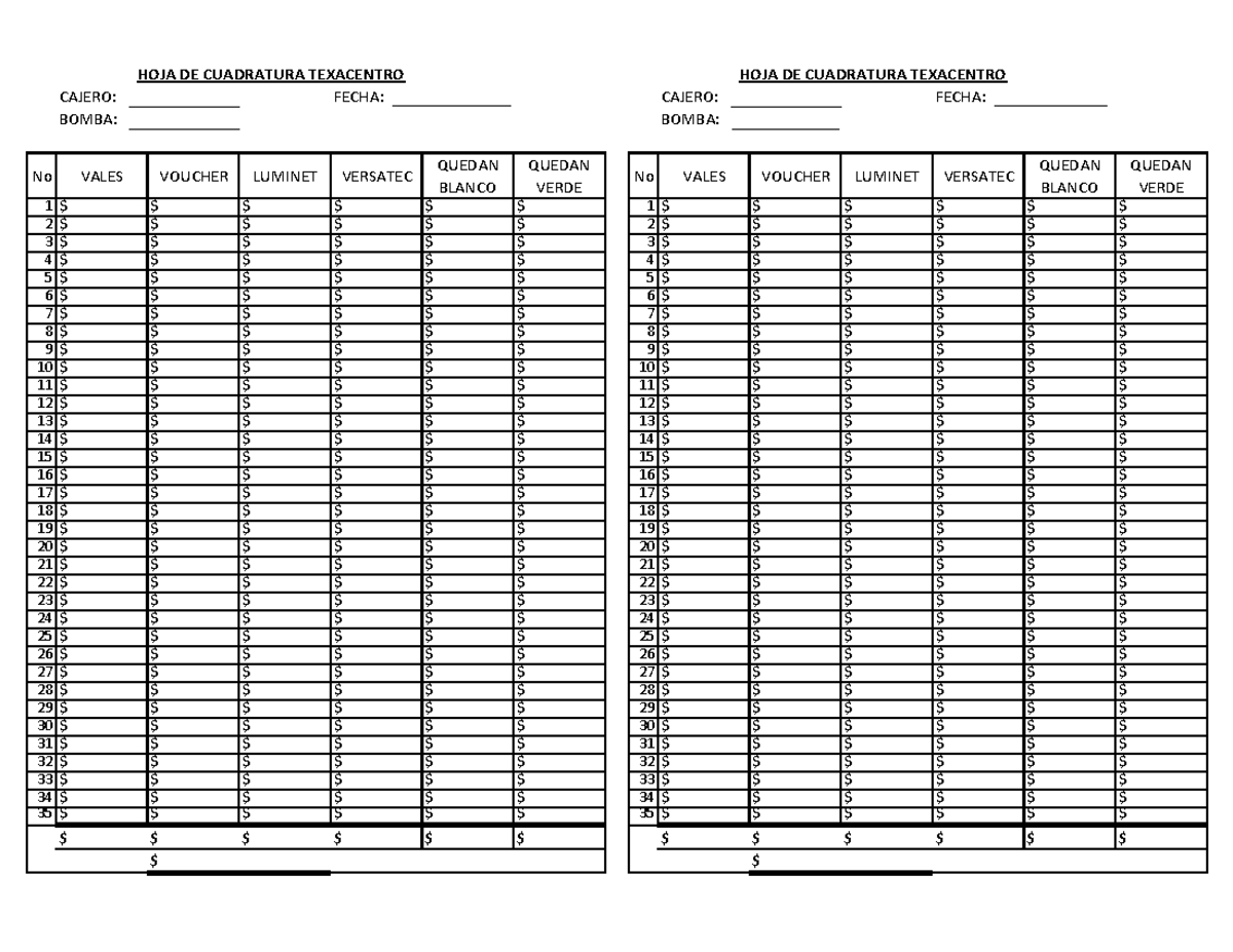 Cuadre Diario - contabilidad 1 - UNAB - Studocu