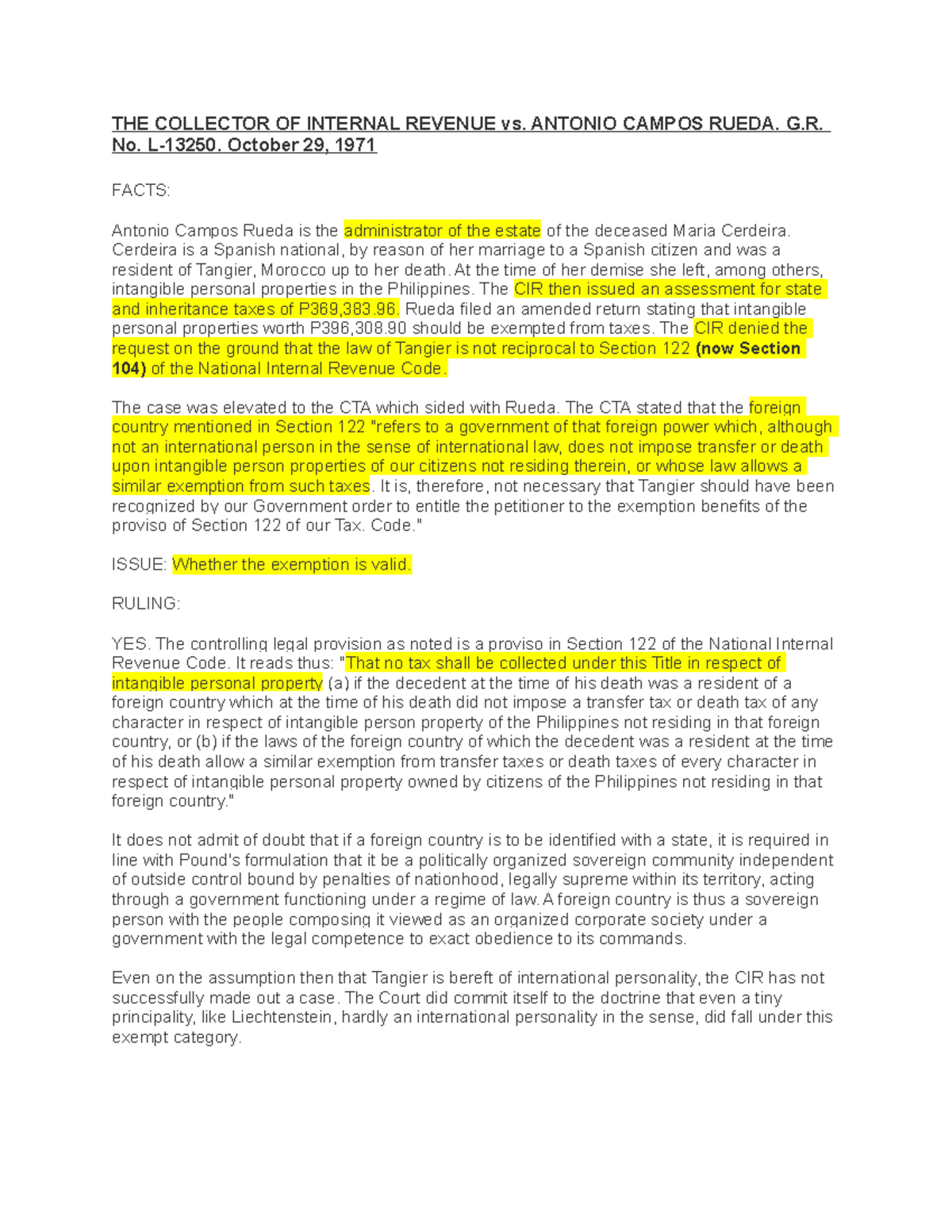 Consti-1- Concept-OF-THE- State - THE COLLECTOR OF INTERNAL REVENUE vs ...