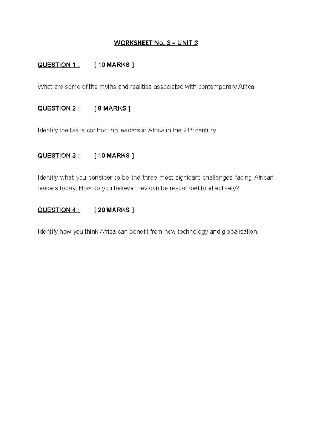 Worksheet No.3 docx - questions - WORKSHEET No. 3 – UNIT 3 QUESTION 1 ...