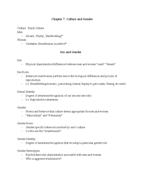 Introduction to Gender Development - Gender Development Theories of ...