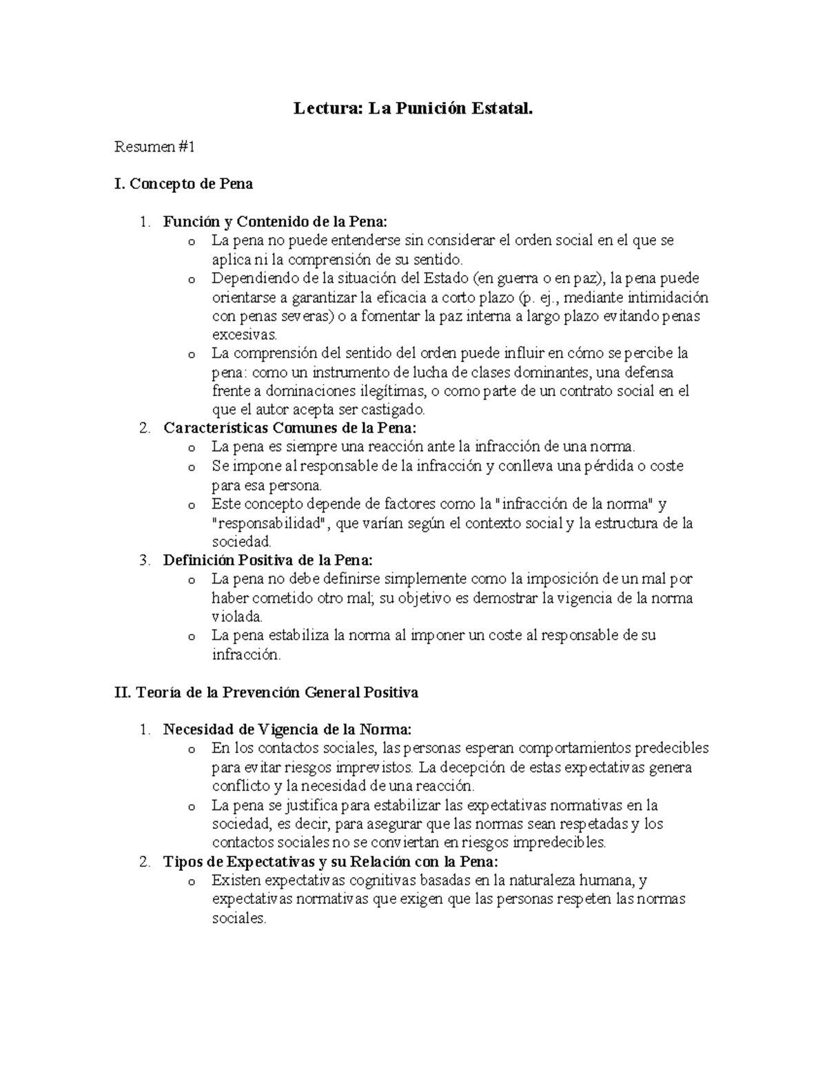 LA Punicion Estatal - kjbdndiwq - Lectura: La Punición Estatal. Resumen ...