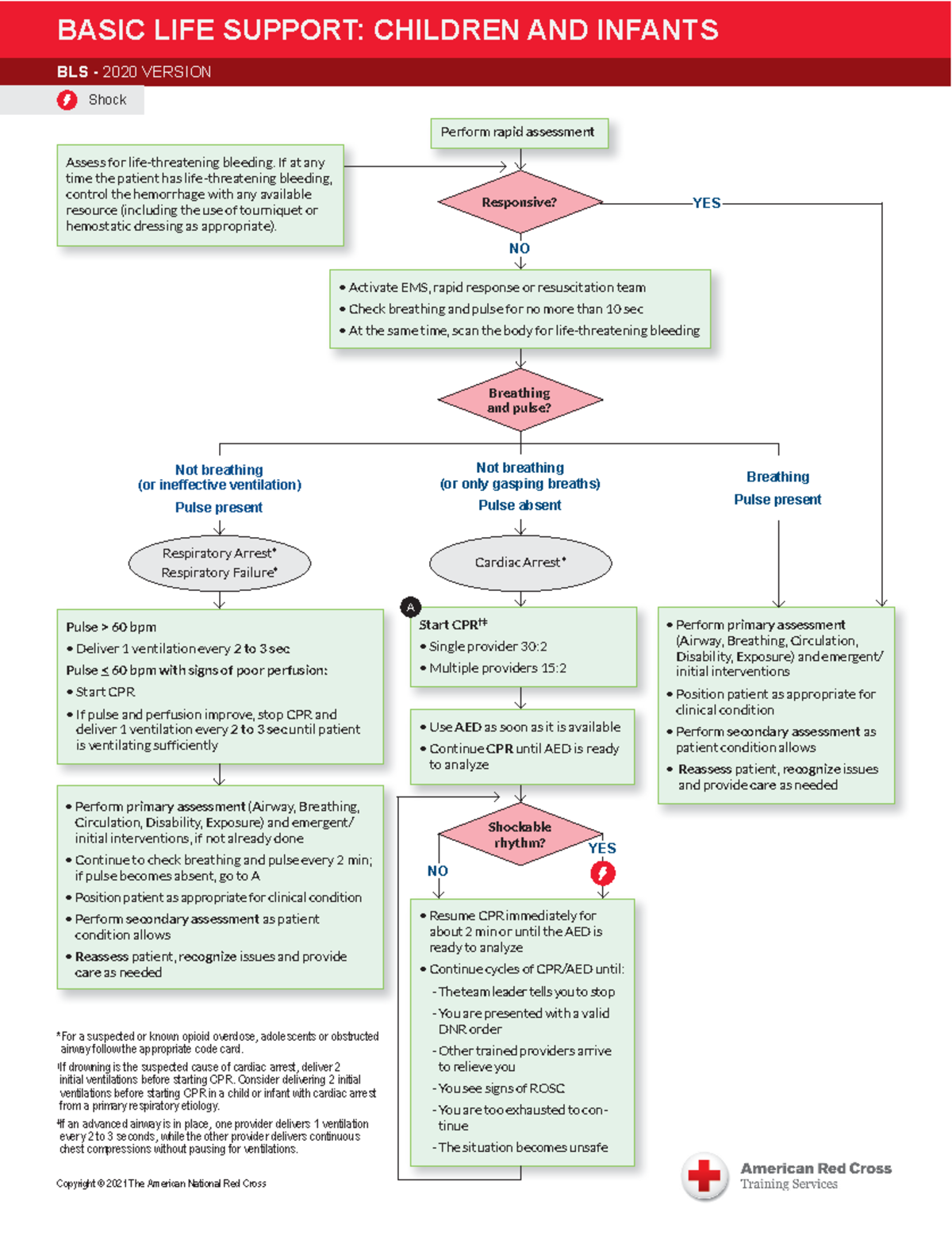 Basic LIFE Support- Children AND Infants - Copyright © 2021 The ...