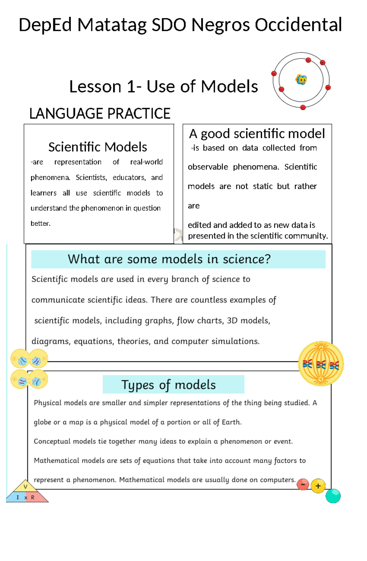 Lesson Language Practice- Day 1 - DepEd Matatag SDO Negros Occidental ...