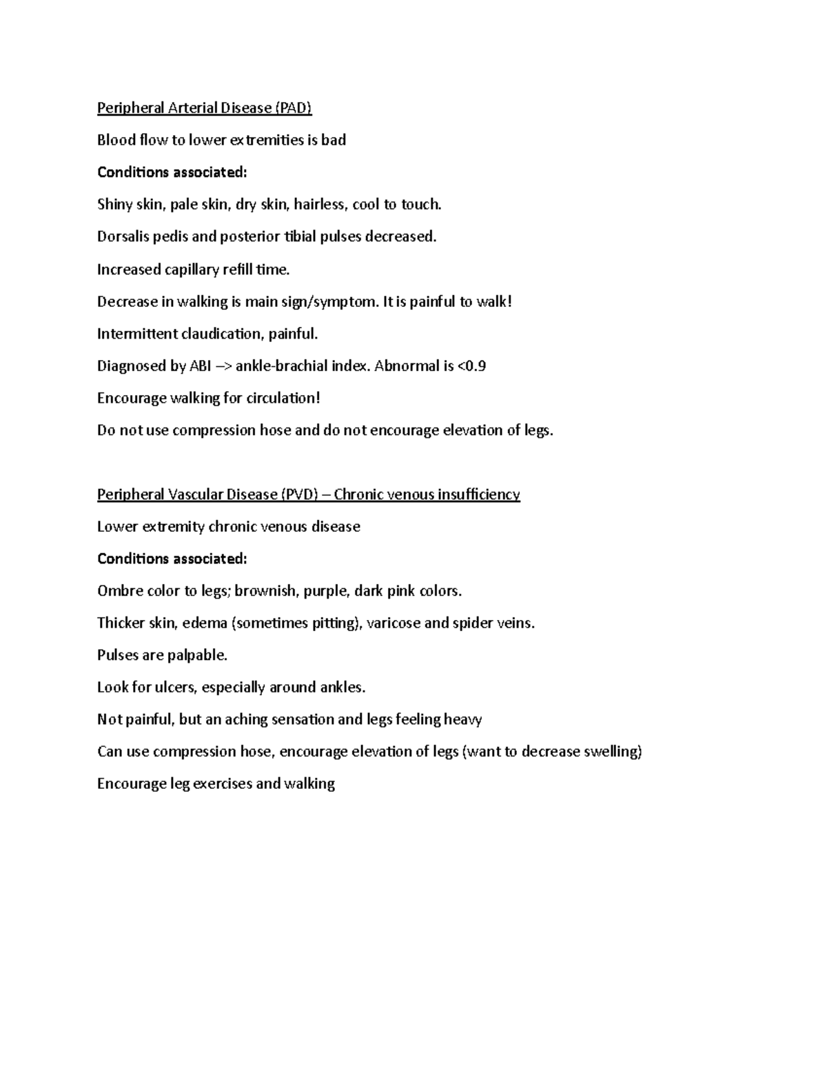 PAD vs PVD - differences between PAD and PVD - Peripheral Arterial ...