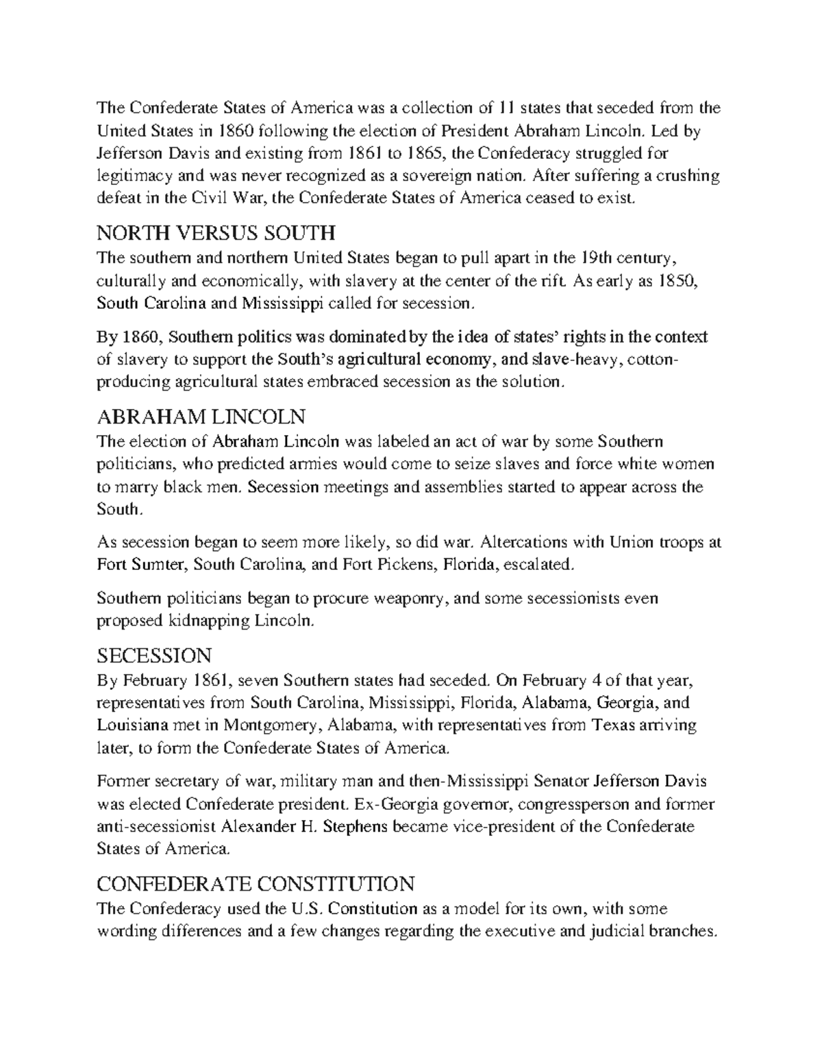 Confederate Notes - The Confederate States of America was a collection ...