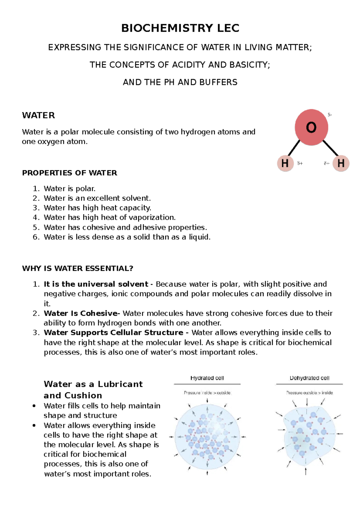 ACIDn BASE Docs Ed - Here we go - BIOCHEMISTRY LEC EXPRESSING THE ...