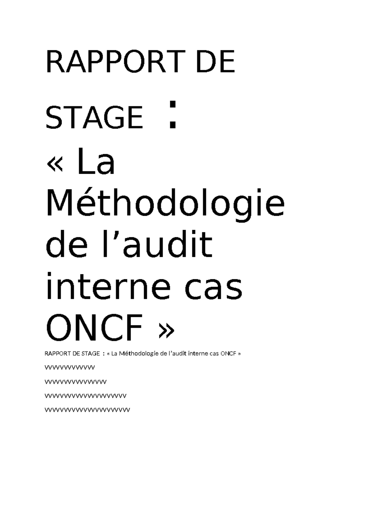 5 - FINANCE - analyse financière - RAPPORT DE STAGE : « La Méthodologie ...