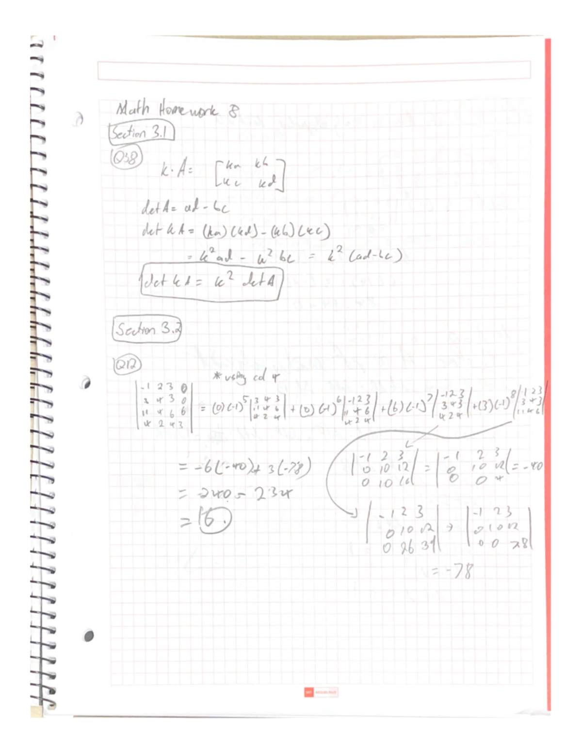 Homework Number 7 - MATH 2940 - Studocu