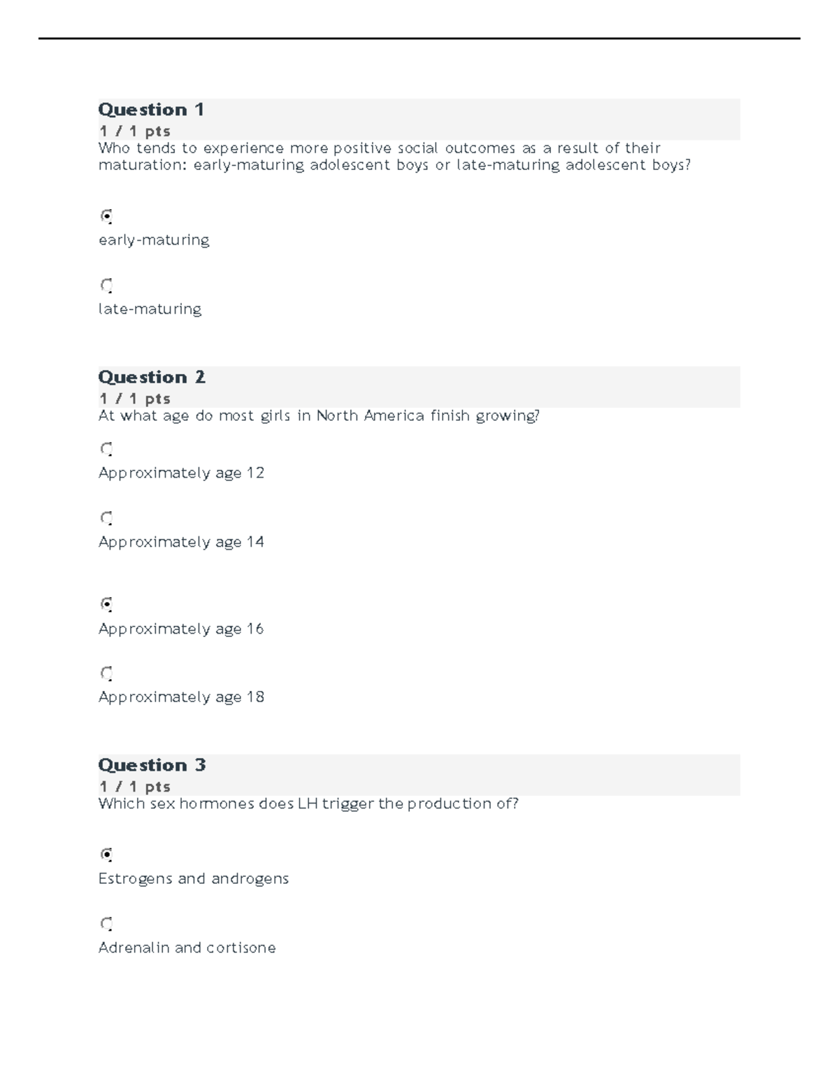 Psyc 140 module 6 exam questions and answers portage learning ...