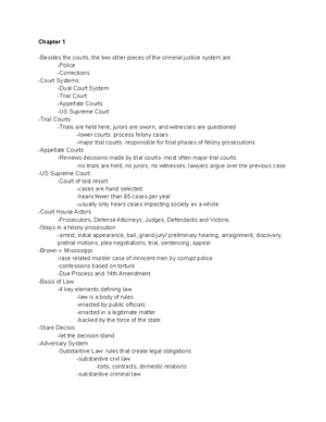 Forensic Science - Lecture notes 1-15 - Chapter 1- Intro to Forensic ...