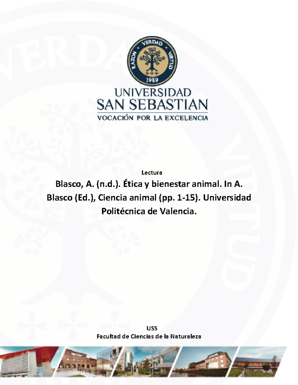 Meveb 002 U1 S1 L - informe de etica y bienestar animal - Lectura ...