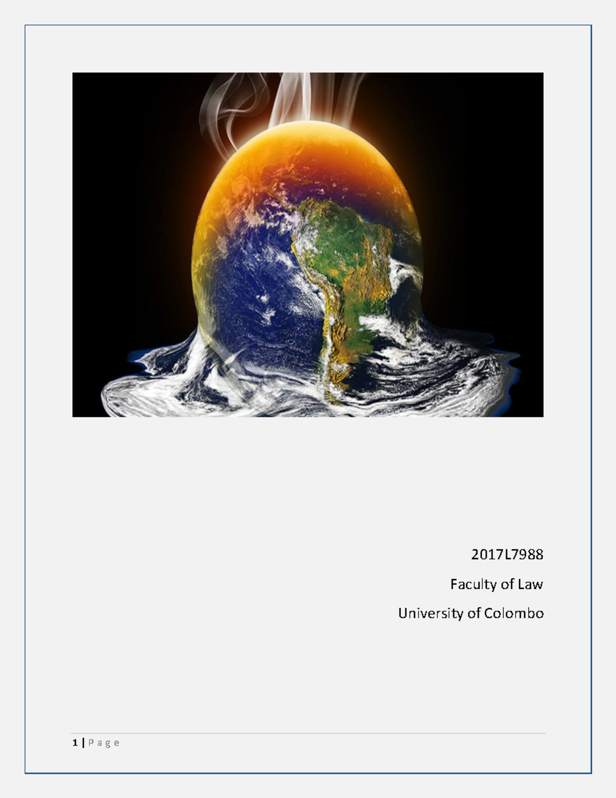 2017 L7988 Environmental Law Assignment - 2017L Faculty of Law ...