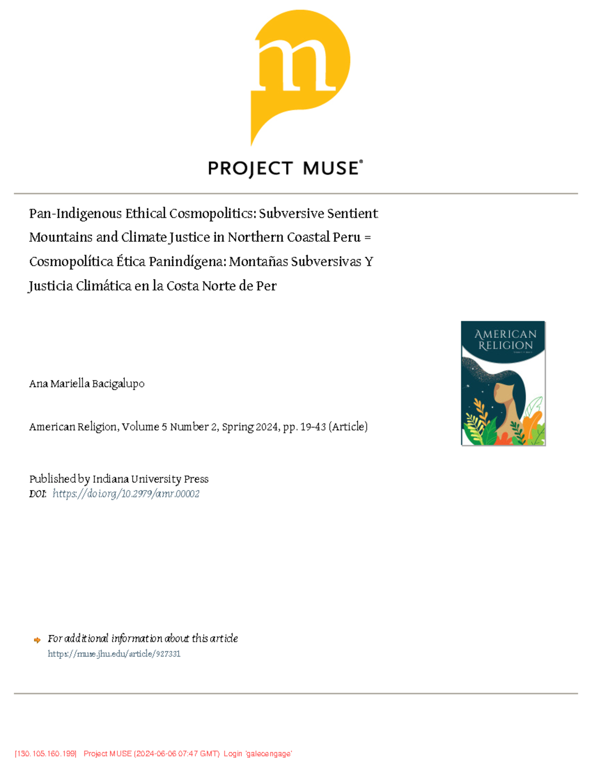 Panindigenous Ethical Cosmopol - Pan-Indigenous Ethical Cosmopolitics ...