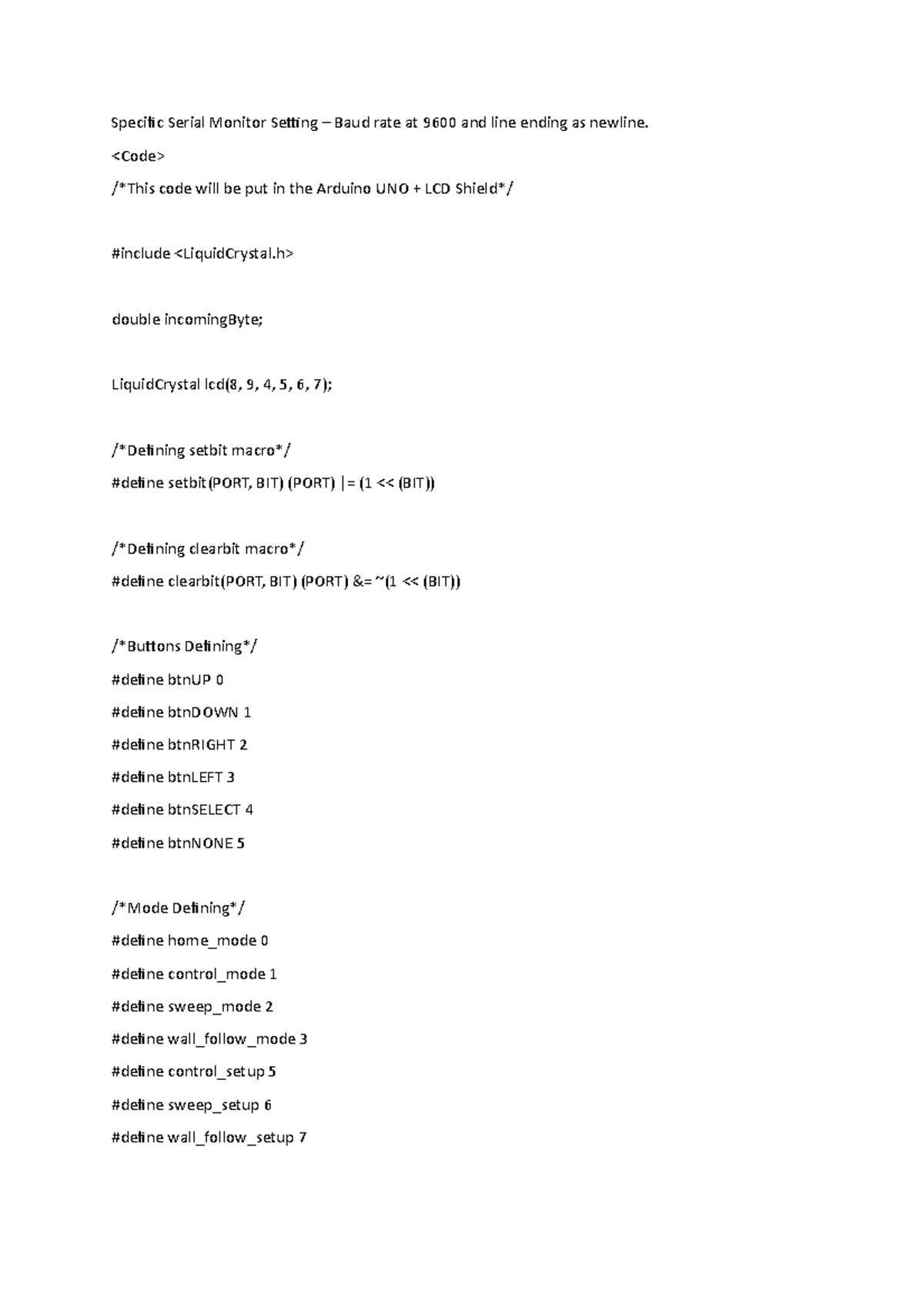 Assignment 3 - Please notice that the main menu and the button to wall ...