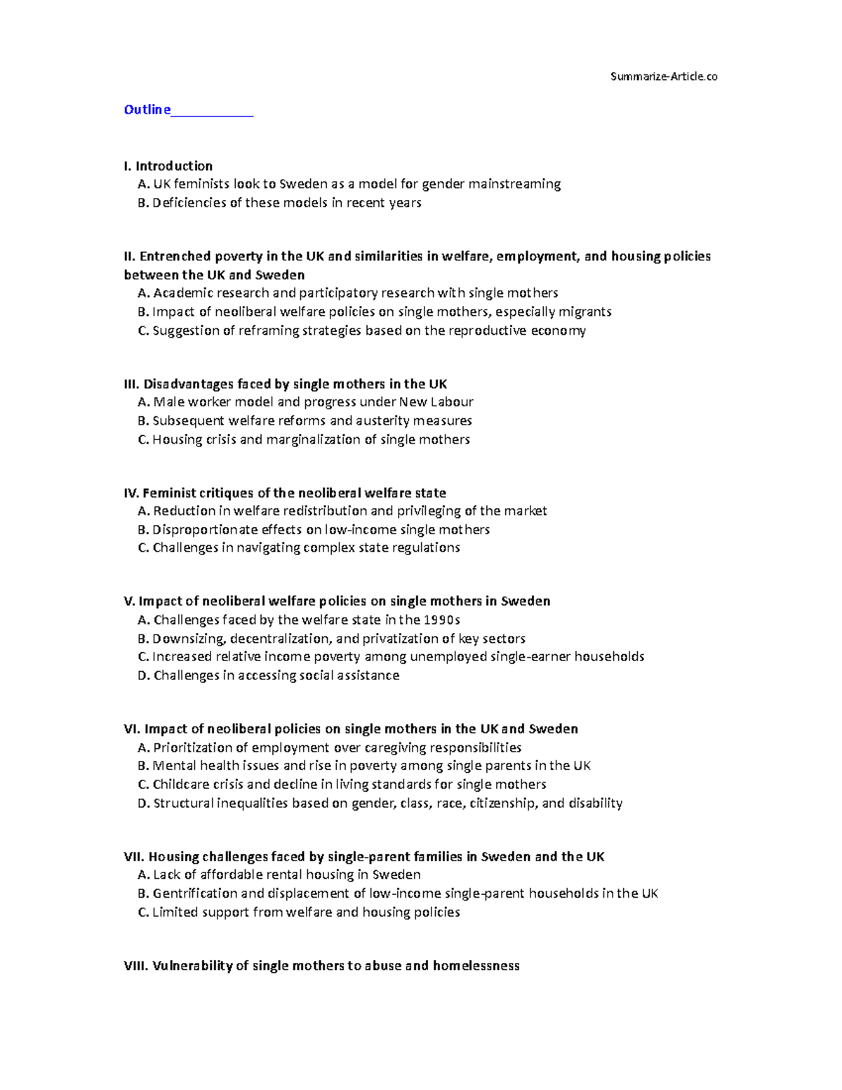 Study Guide neoliberal welfare sbaiyat torontomu ca 1712560509 ...