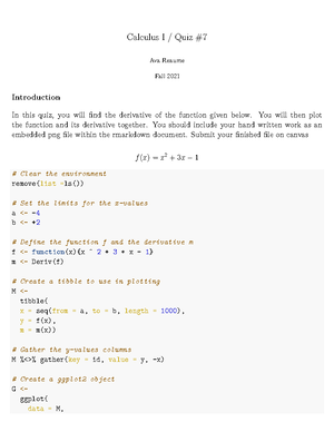 Calc 1 - notes - My NOTES Module 1: Section 1 y Practice 1: 3 Use the ...