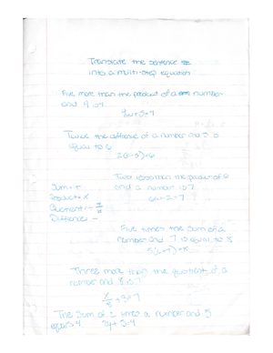 Sarah's Math 100p Notes - word problems with common multipies choose a ...