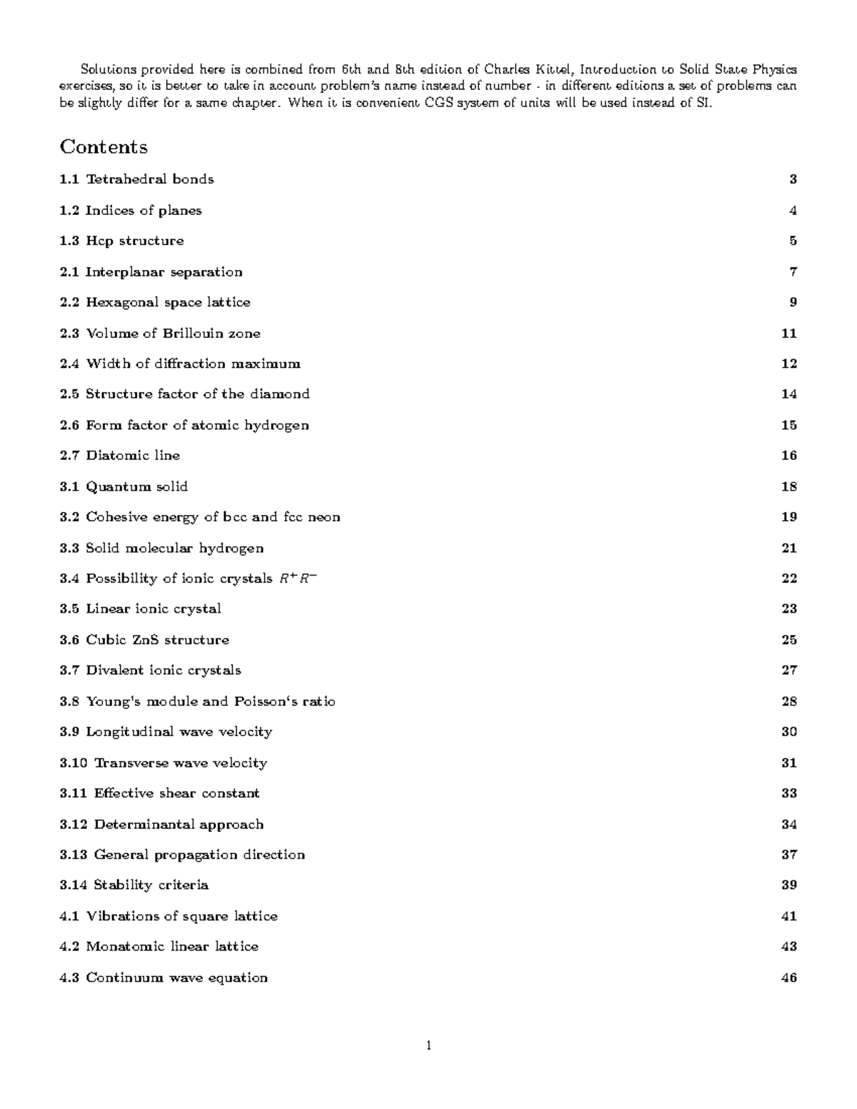 Kittel solution - Solutions provided here is combined from 6th and 8th ...