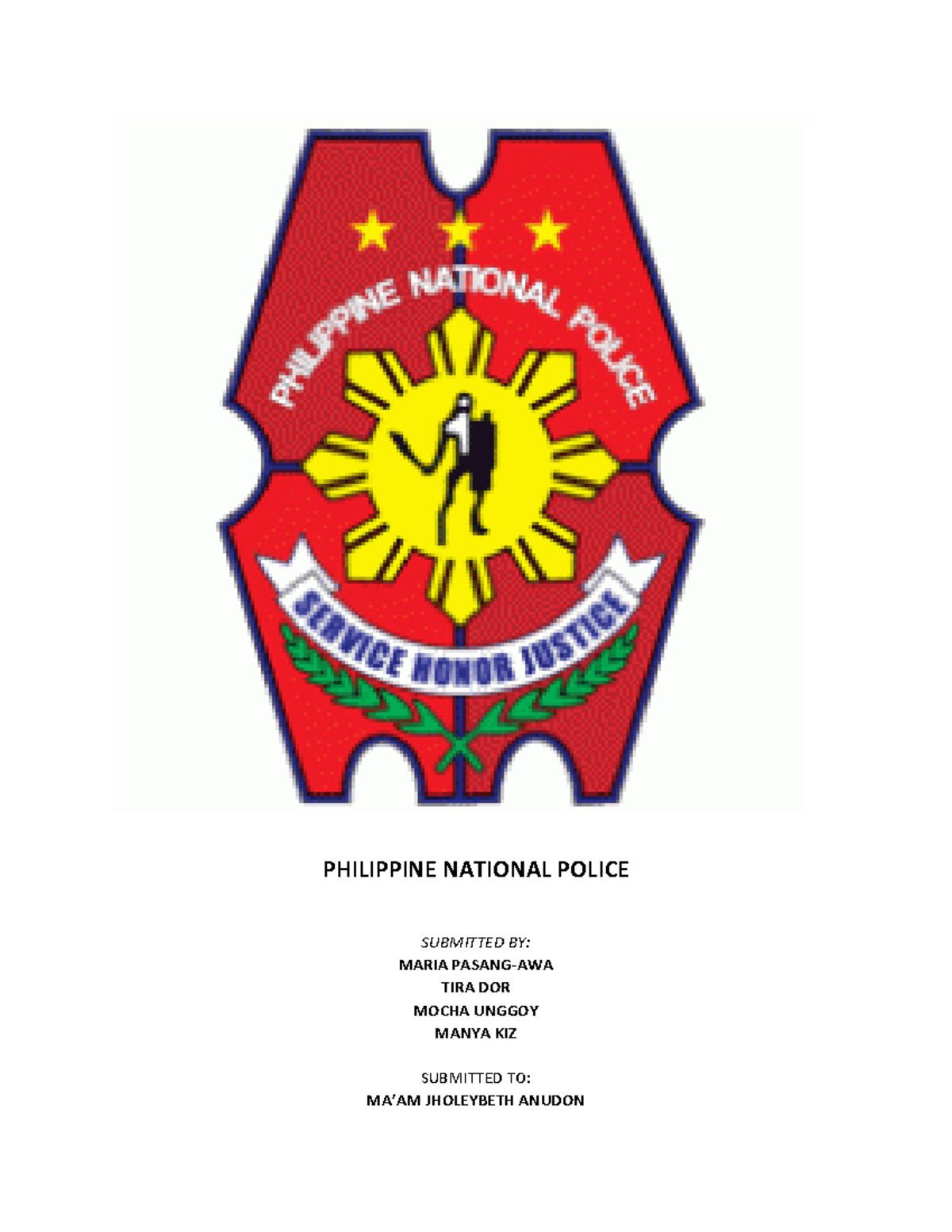 PNP-Organization - please study hard - PHILIPPINE NATIONAL POLICE ...