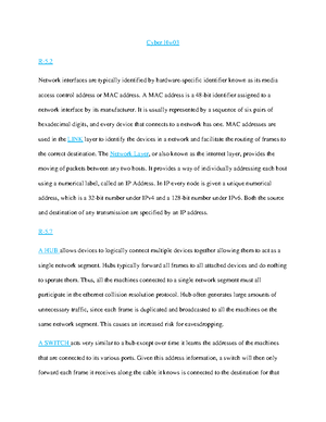 LAB #4 - LAB #4 Essay for CYBR2050 using InfoSec Lab - Remote and Local ...