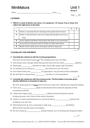 Junior Explorer 5 Unit 6 Test B - Junior Explorer 5 Unit 6 Test B ...